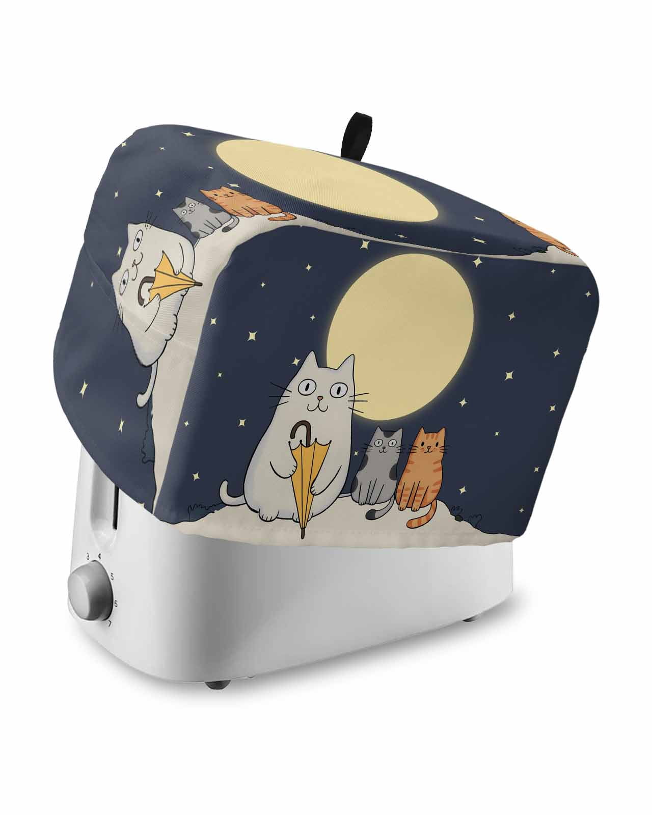 Cartoon Cute Cats Toaster Cover 2 Slice, Small Kitchen Appliance Covers ...