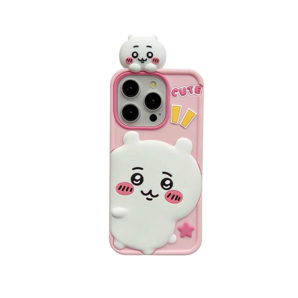 Cartoon Cute Chiikawa H-Hachiwares Usagis Stereoscopic Phone Case for ...
