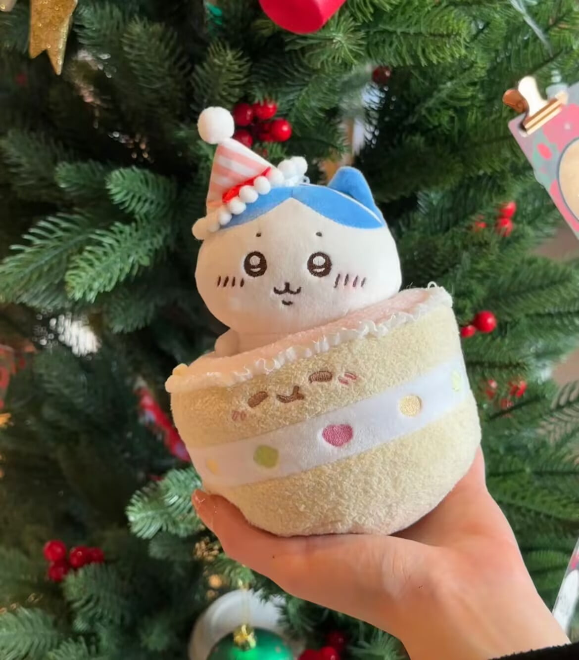 Cartoon Cute Chiikawa Hachiware Birthday Cake Plush Toys Anime Usagi ...