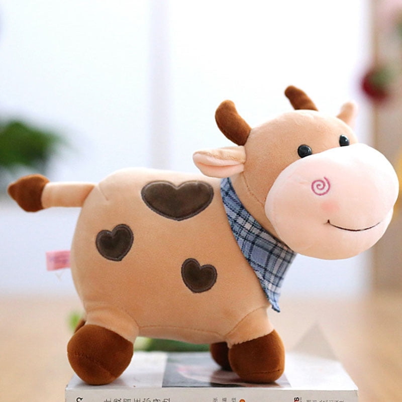 Cartoon Cute Cow Plush Toy Soft Animal Cattle Plush Toy Kawaii For ...