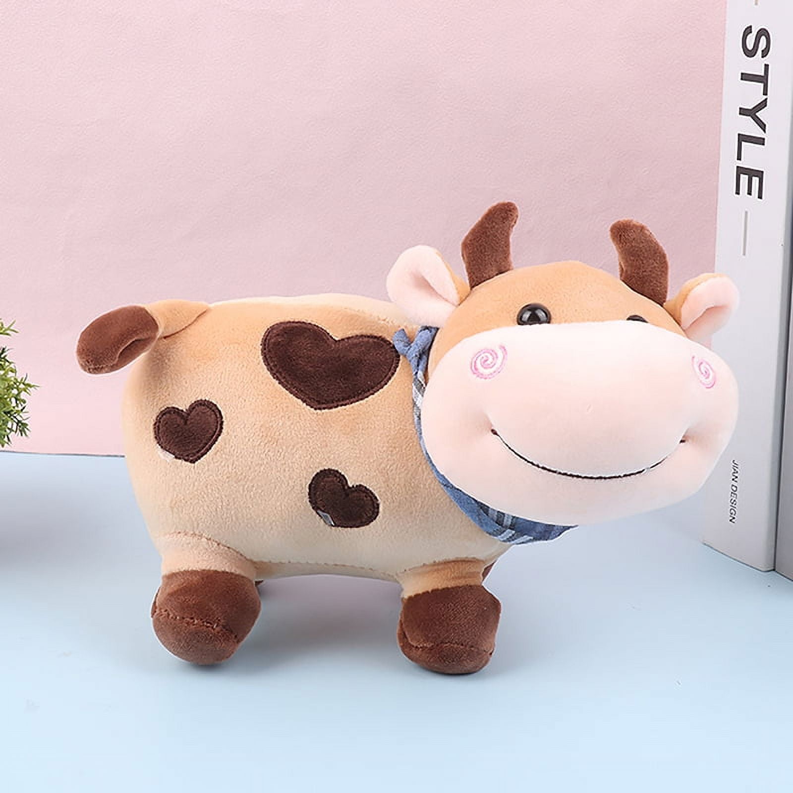 Cartoon Cute Cow Plush Toy Soft Animal Cattle Plush Toy Plush Doll Home ...