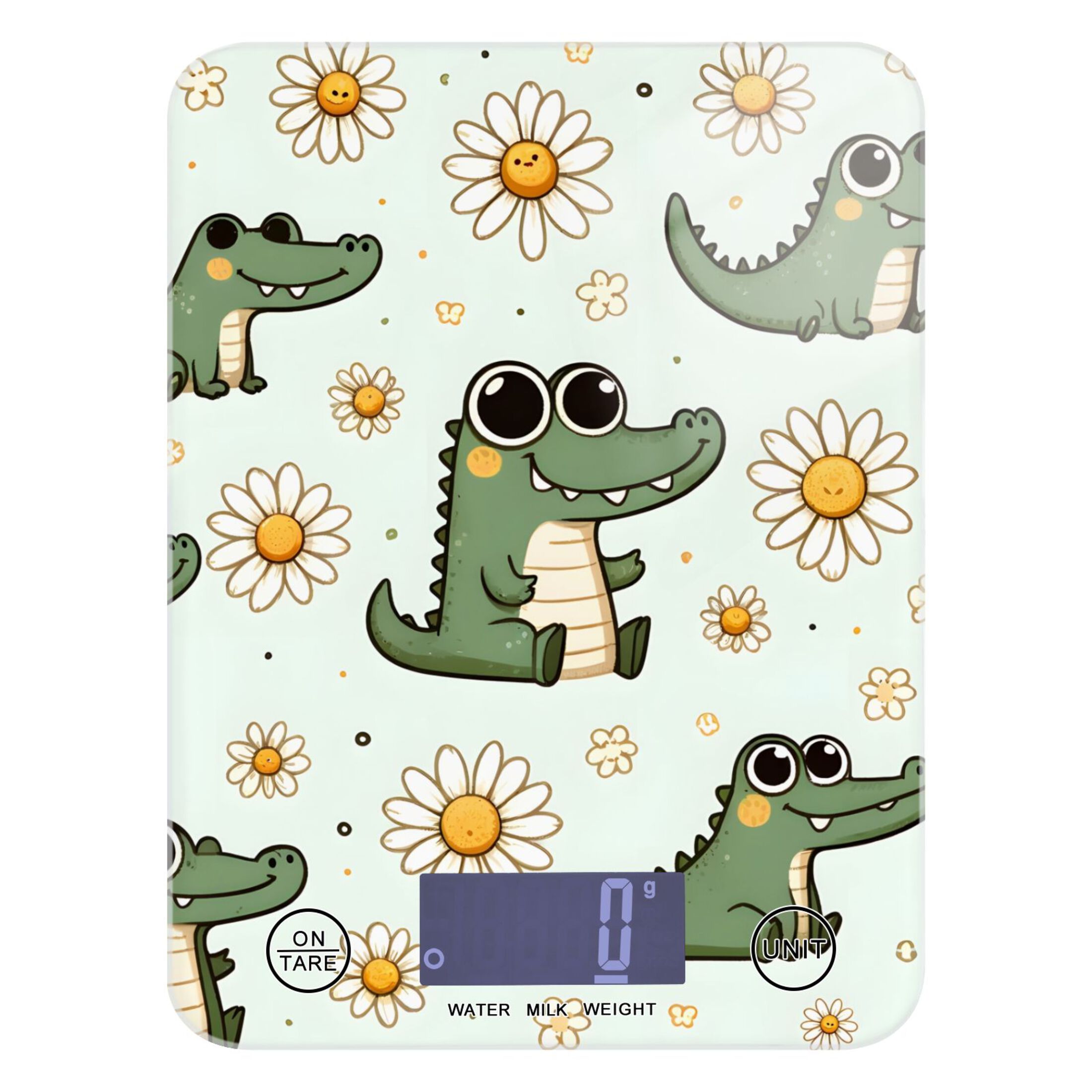 Cartoon Cute Daisy and Crocodile Food Scale Multifunction Digital ...