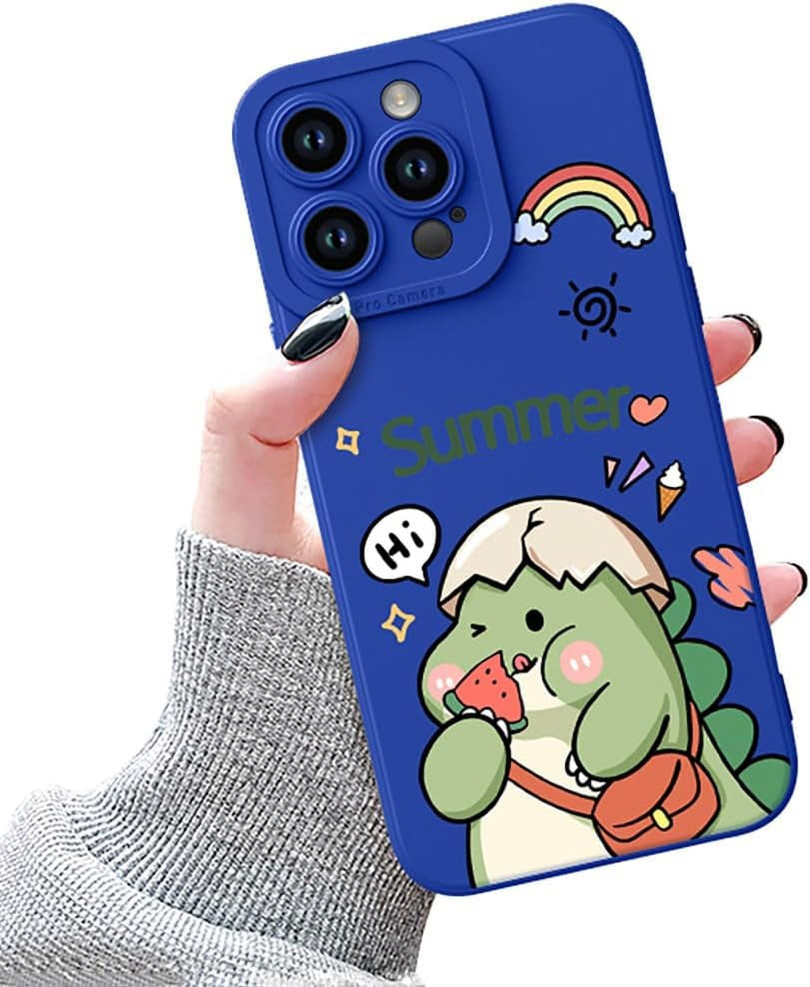 Cartoon Cute Dinosaur Creative Kawaii Soft Silicone Case Compatible ...