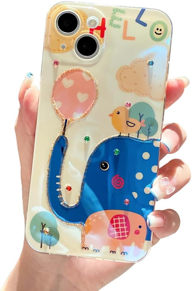 Cartoon Cute Dinosaur Elephant Creative Silicone Case Compatible with ...