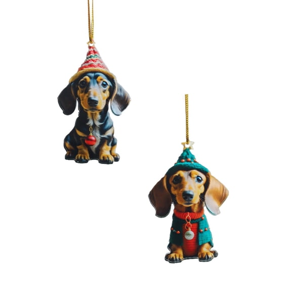 Cartoon Cute Dog Car Hanging Home Tree Pendant Christmas Tree Pendant ...