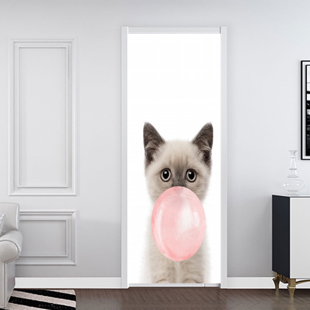 Cartoon Cute Door stickers Anime Wall Stickers for Kids Room Living ...