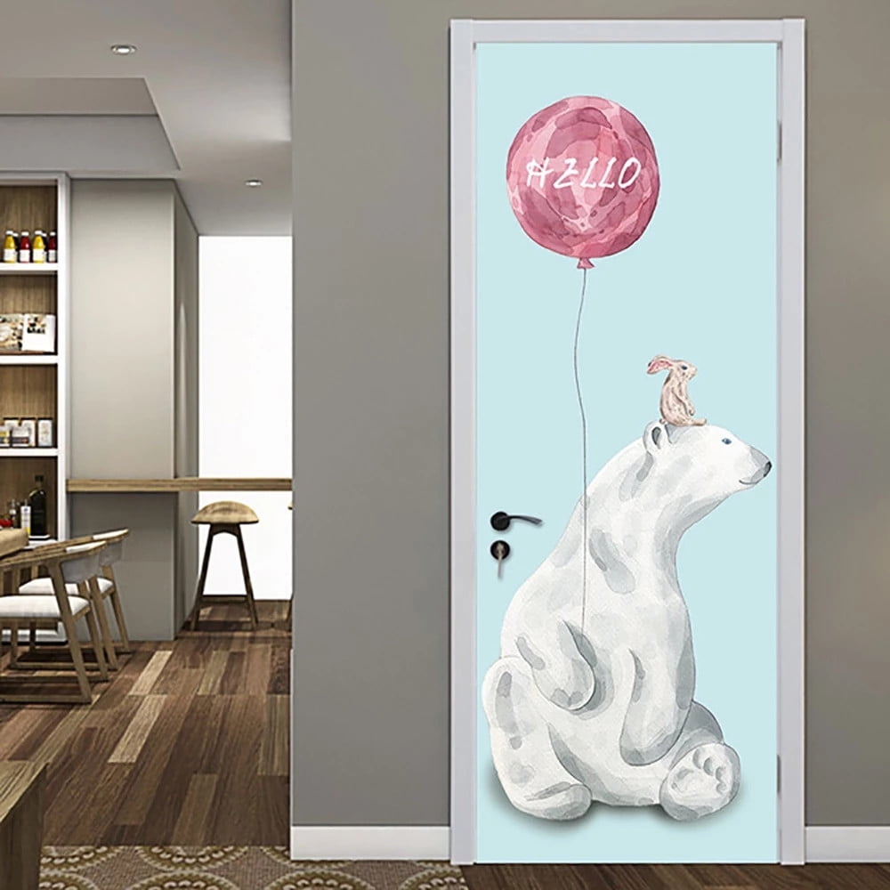 Cartoon Cute Door stickers Anime Wall Stickers for Kids Room Living ...