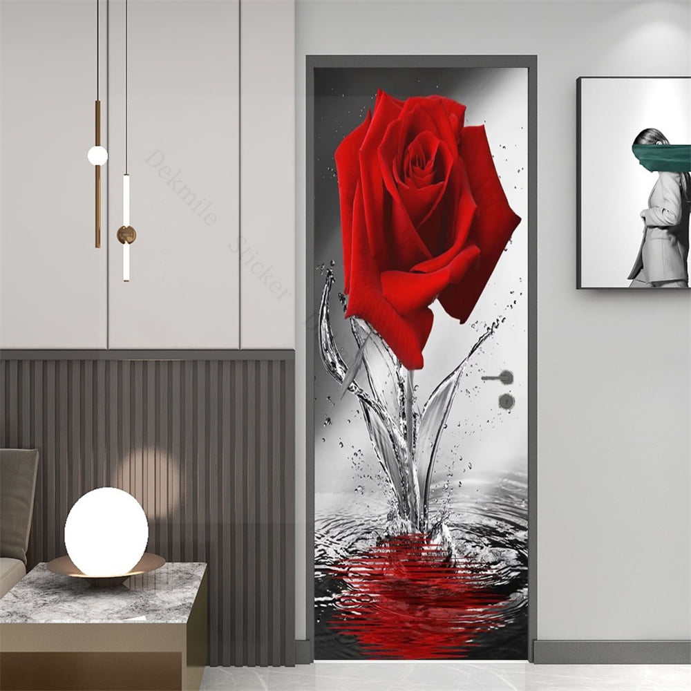 Cartoon Cute Door stickers Anime Wall Stickers for Kids Room Living ...