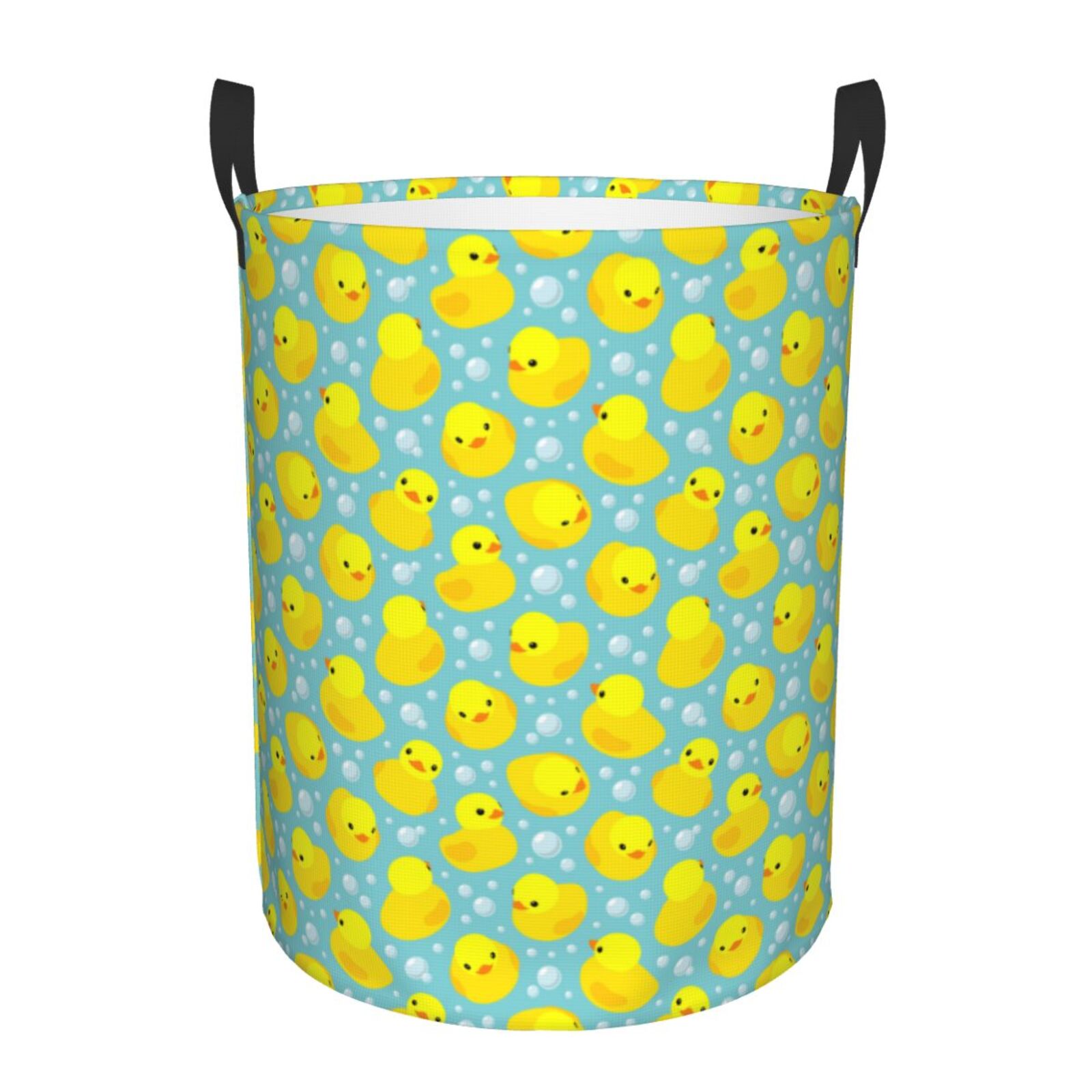 Cartoon Cute Duck Bubble_A Laundry Basket, Laundry Hamper Waterproof ...