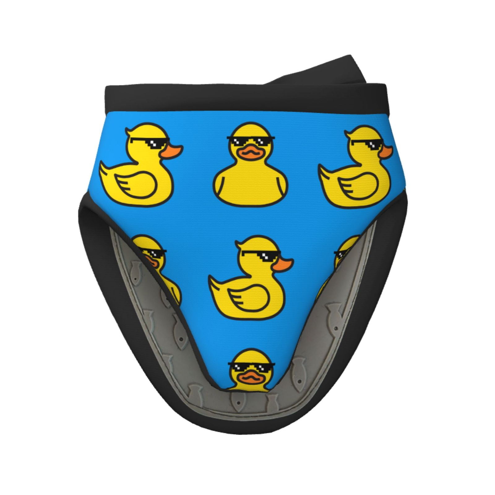 Cartoon Cute Duck With Glasses_A Oven Mitts Heat Resistant - Soft ...