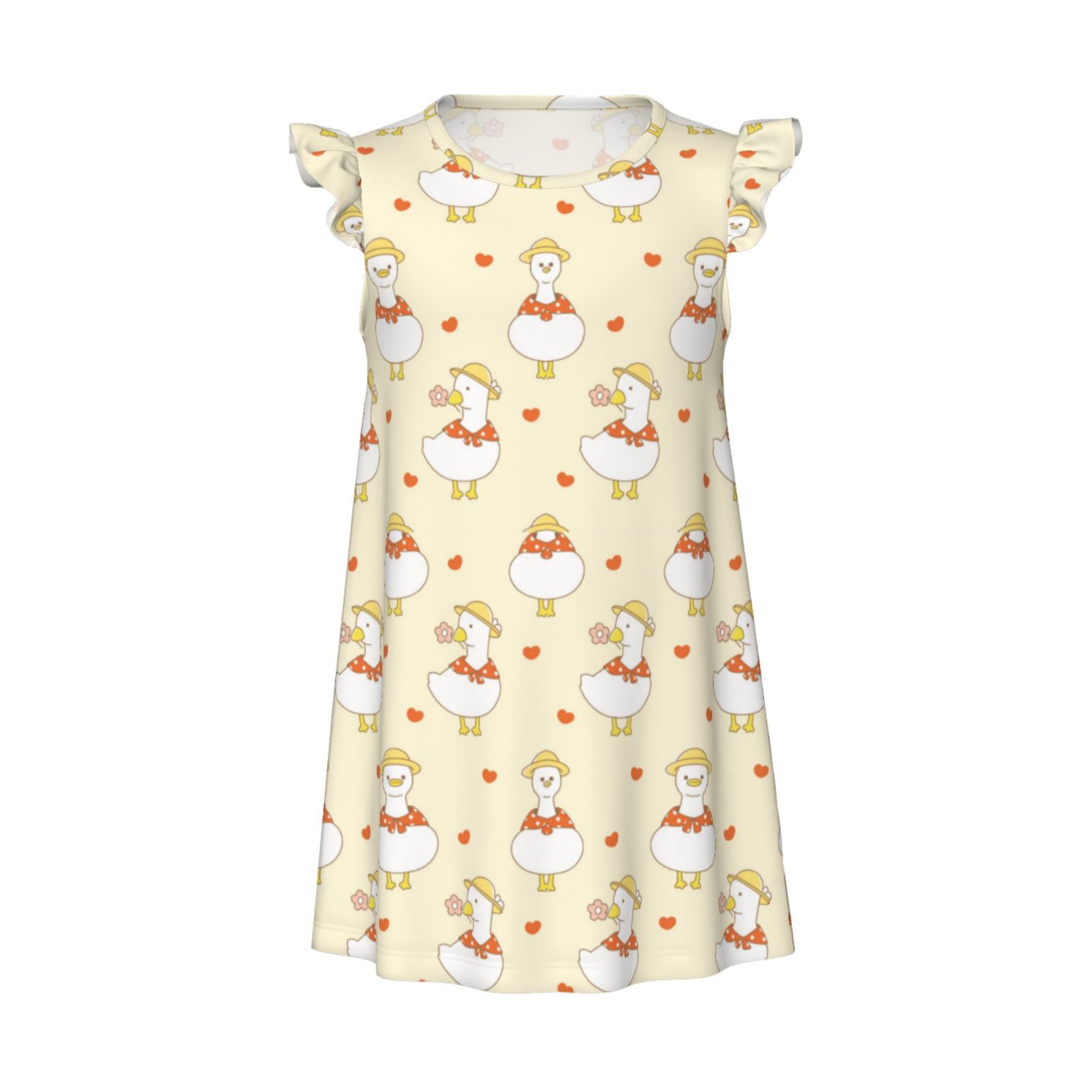 Cartoon Cute Flower Love Girls Nightgowns, Pajamas for Girls, Soft ...