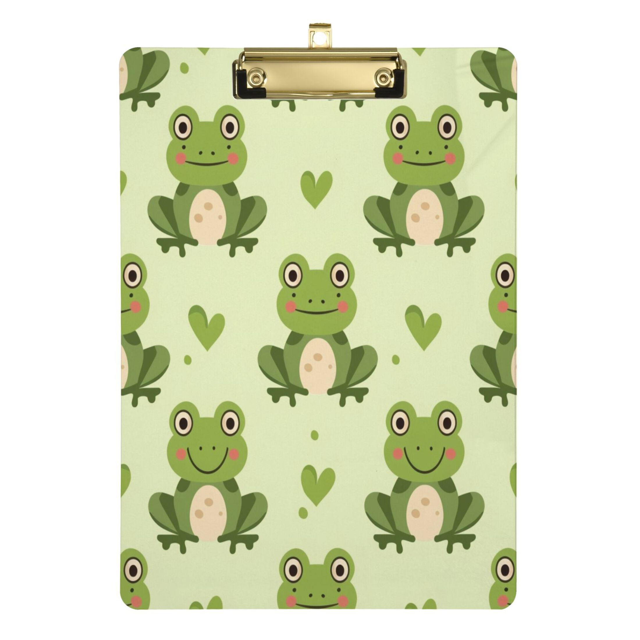 Cartoon Cute Frog Acrylic Clipboards A4 Standard Letter Size Clipboard ...