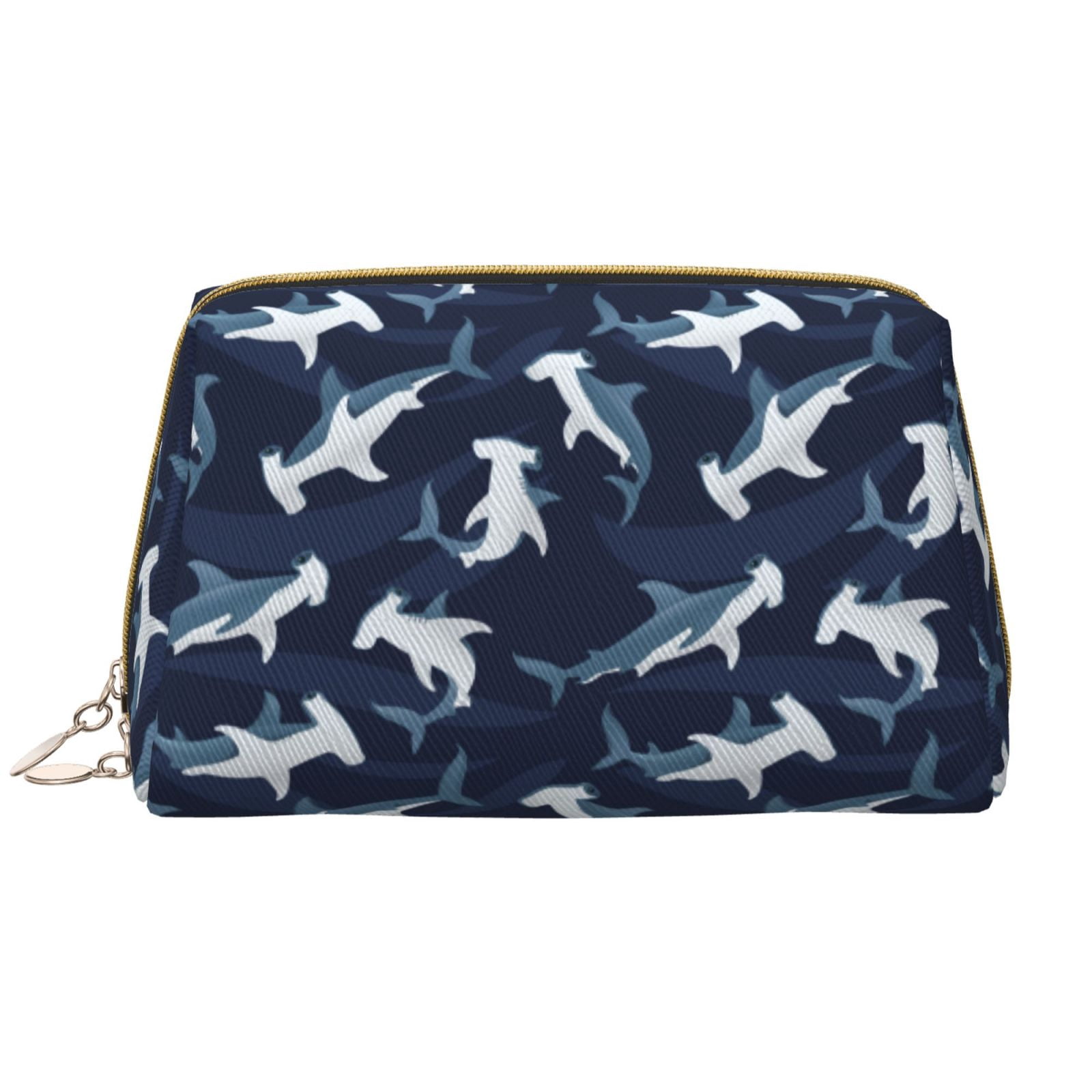 Cartoon Cute Hammerhead Shark Travel Makeup Bag - Large Capacity Travel ...