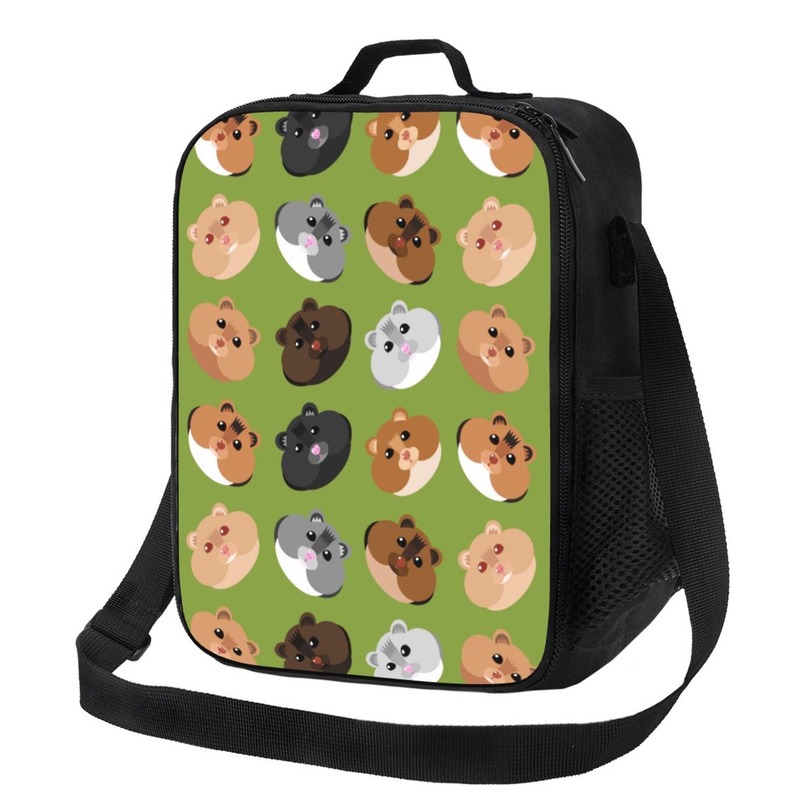 Cartoon Cute Hamster Face Lunch Box for Women Men, Insulated Lunch with ...