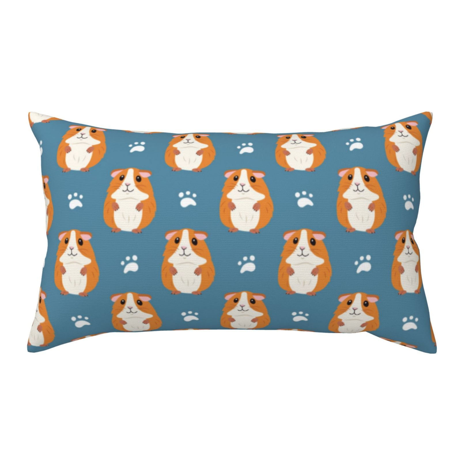 Cartoon Cute Hamster Footprints Pillow Cases Standard Size, Soft Pillow ...