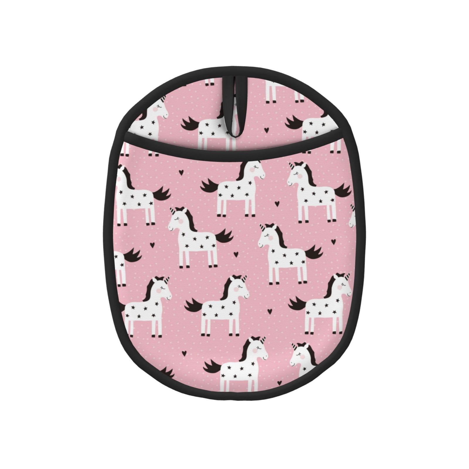 Cartoon Cute Horse Pink Pot Holders for Kitchen - Heat Resistant Oven ...