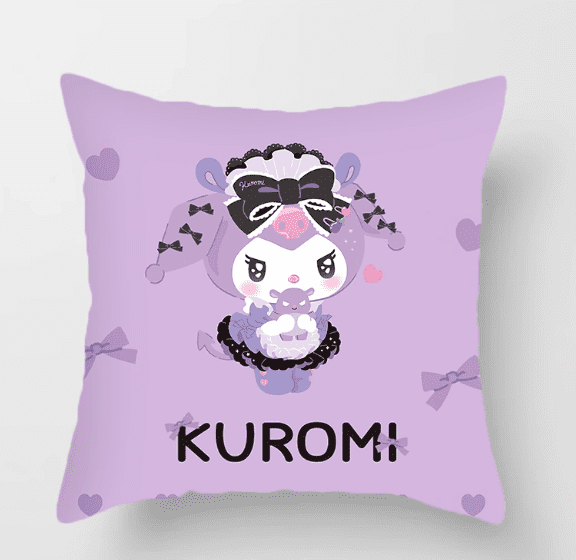 Cartoon Cute My Melody Kuromi Hello Kitty Pillowcase Without Filling Sanrio Living Room Sofa ...