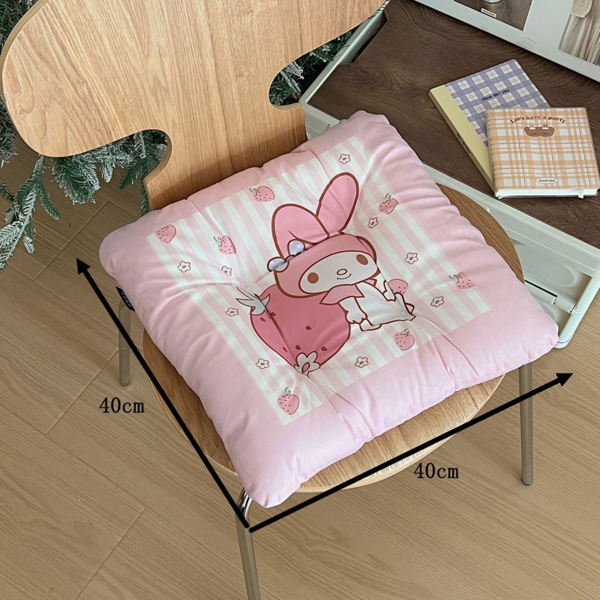 Cartoon Cute Sanrio Kuromi Cinnamoroll Cushion Office Chair Hip Cushion ...