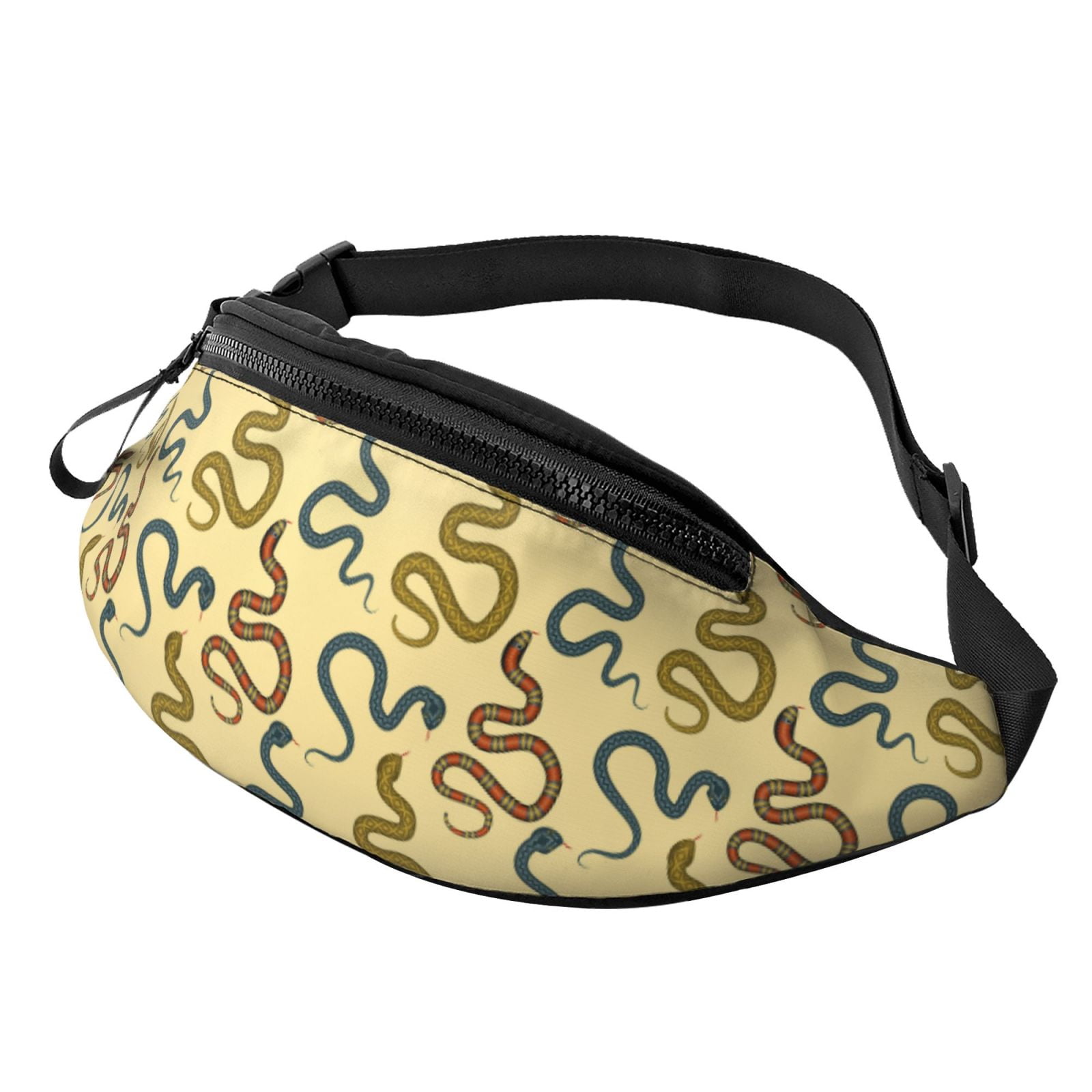 Cartoon Cute Snake_A Fanny Packs Waist Bag Crossbody Bags for Women Men ...