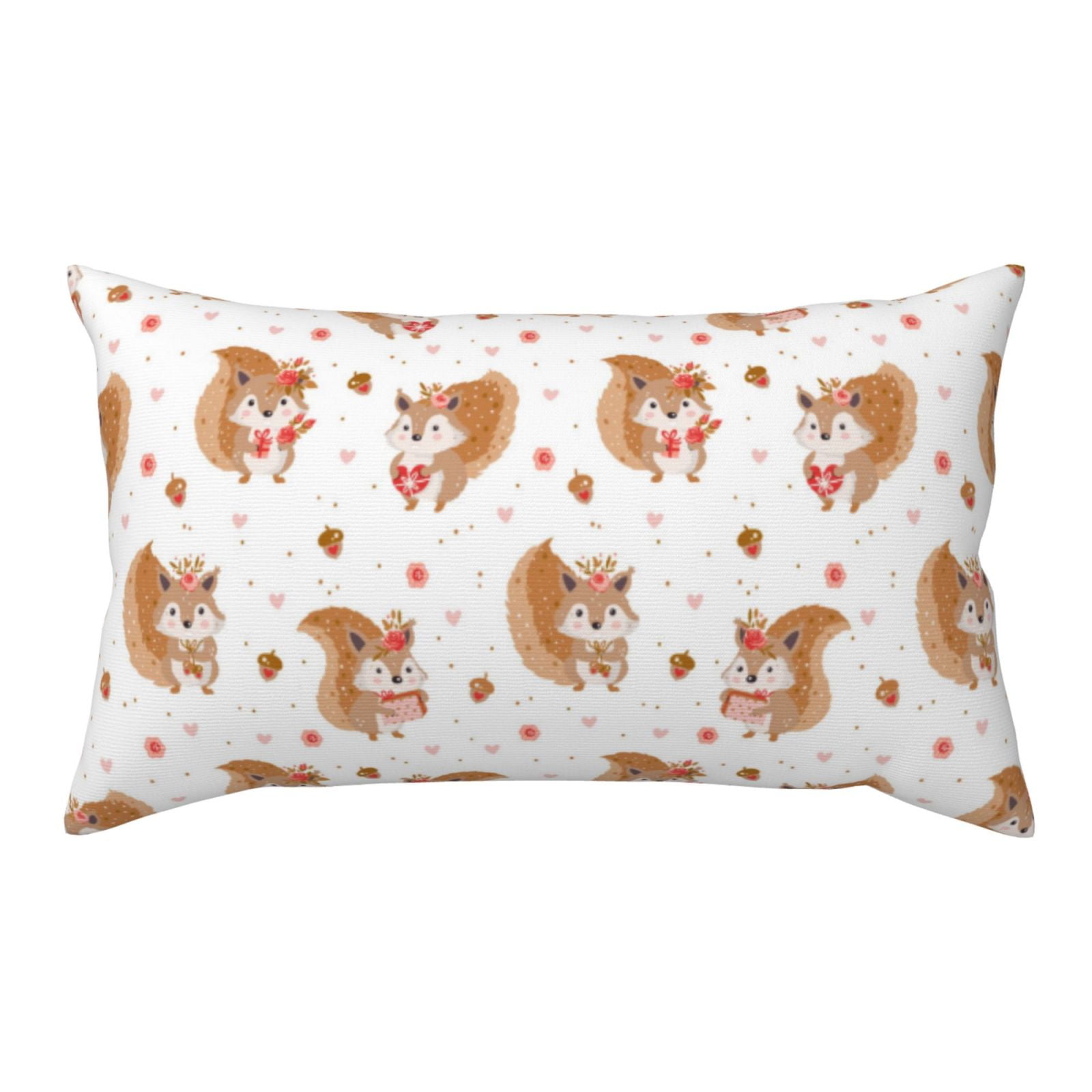 Cartoon Cute Squirrel Gift Love Pillow Covers, King Size Pillow Cases ...