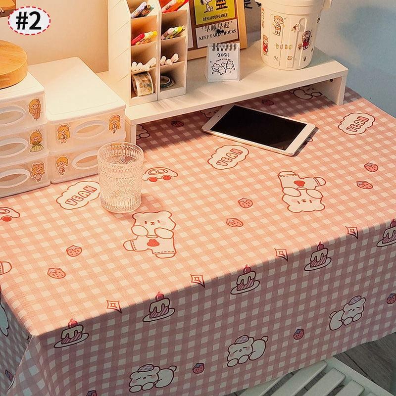 Cartoon Cute Tablecloth Home Kitchen Dining Table Students Writing Desk ...