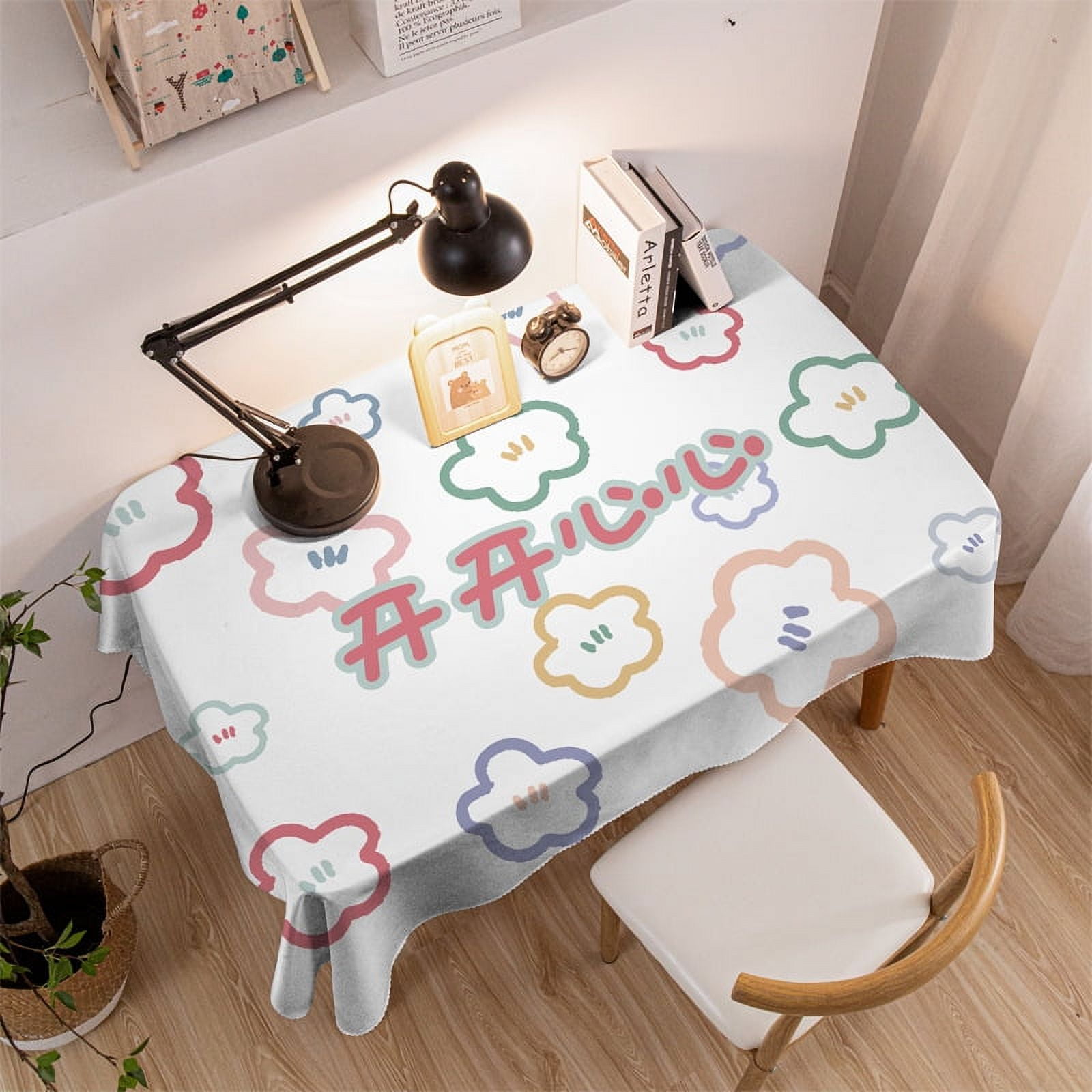 Cartoon Cute Tablecloth Ins Wind Girl Dormitory Computer Desk Children ...