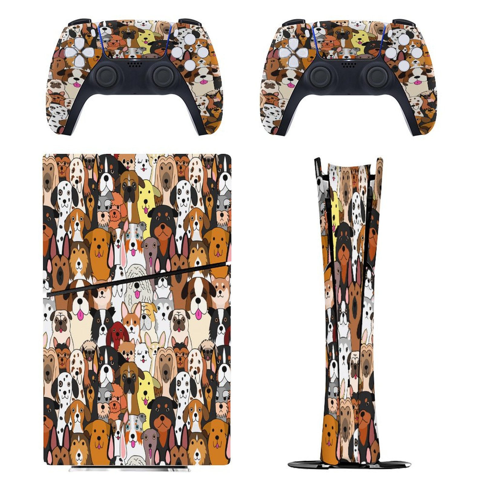 Cartoon Dachshund Puppy Dog Stylish PS5/PS5 Pro/PS5 Slim Digital Disc ...