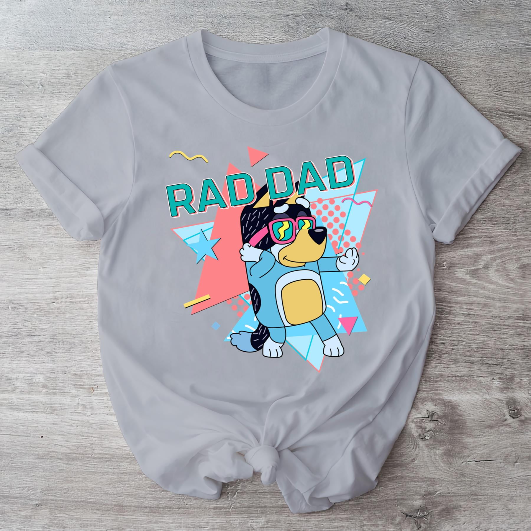 Cartoon Dad-Inspired Graphic Tee, Fun Family Design Shirt - Walmart.com