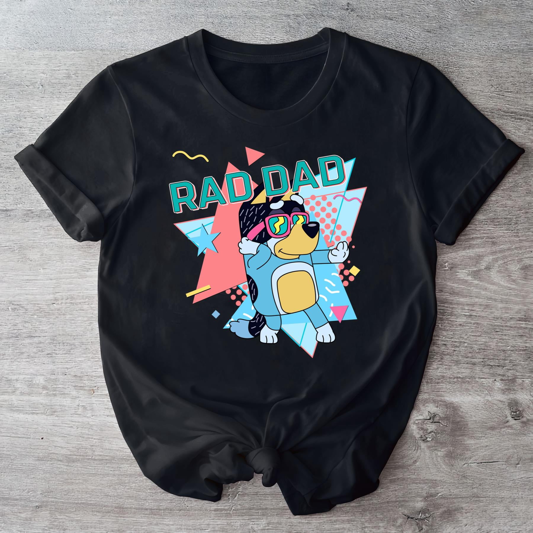 Cartoon Dad-Inspired Graphic Tee, Fun Family Design Shirt - Walmart.com