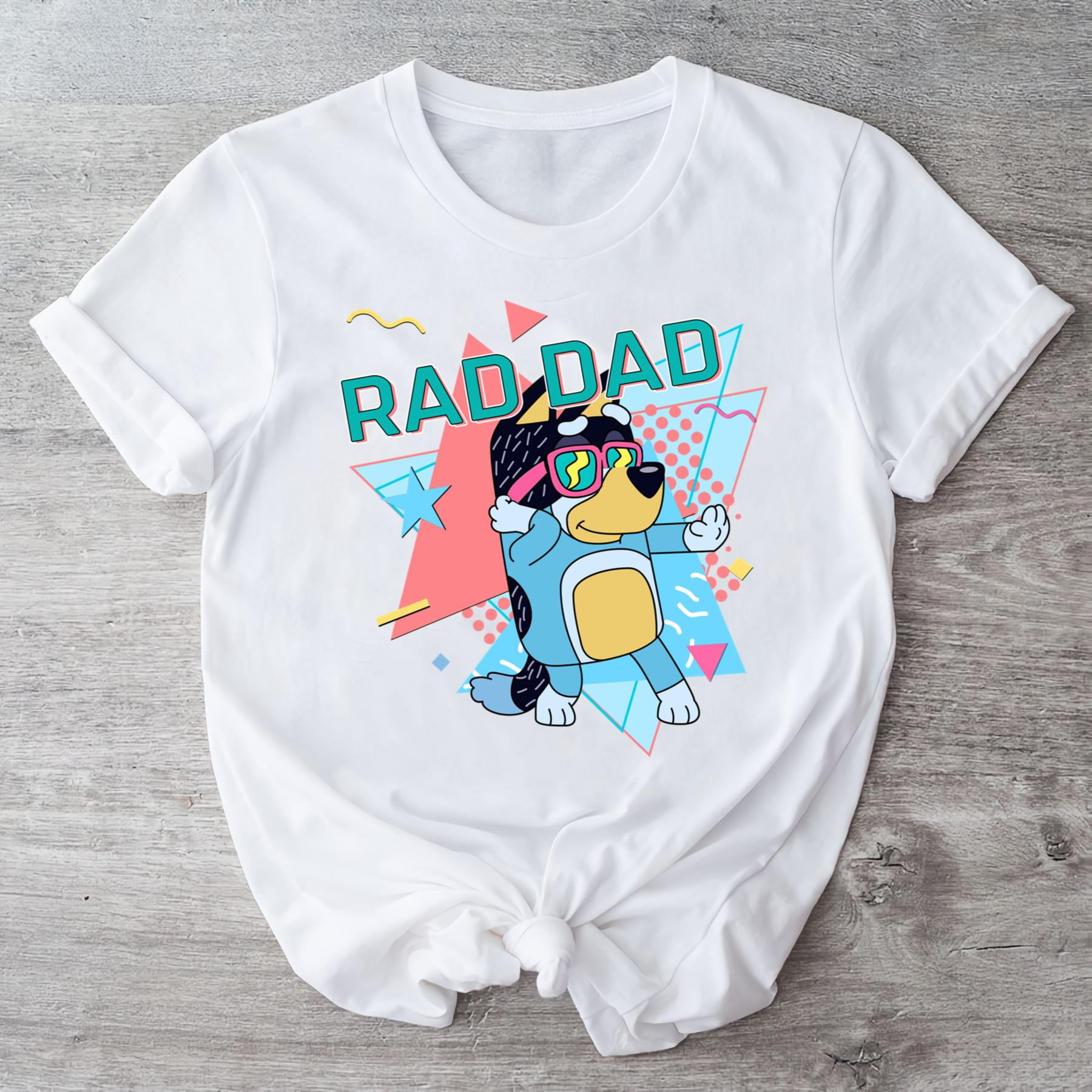 Cartoon Dad-Inspired Graphic Tee, Fun Family Design Shirt - Walmart.com