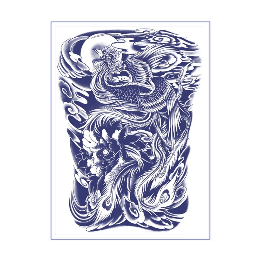 Cartoon Dark Herbal Juice Semi-permanent Tattoo Stickers Multigraph ...