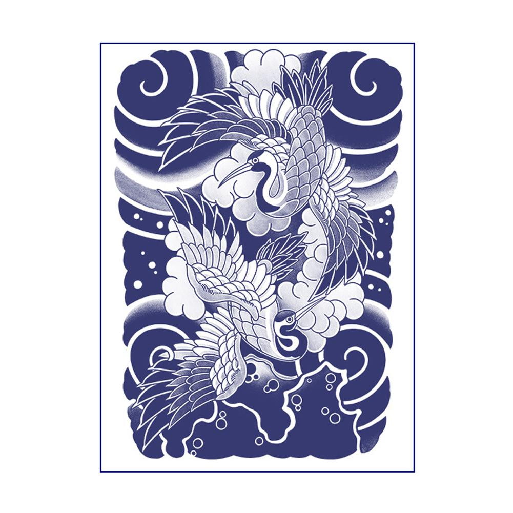 Cartoon Dark Herbal Juice Semi-permanent Tattoo Stickers Multigraph ...