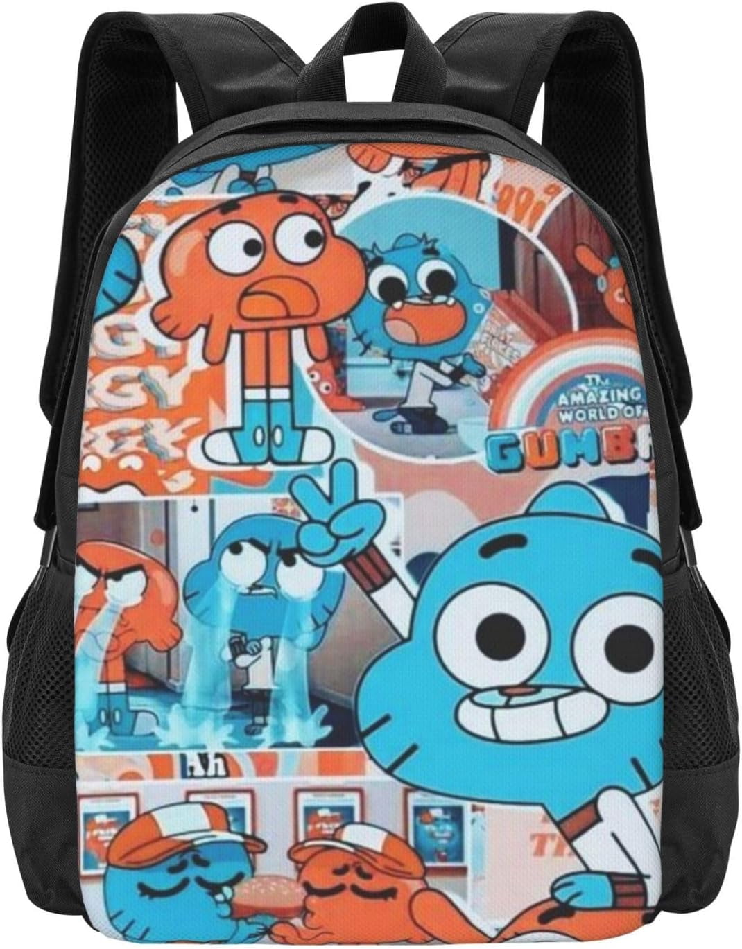 Cartoon Darwin Backpack The Amazing Anime World Of Gumball Theme ...