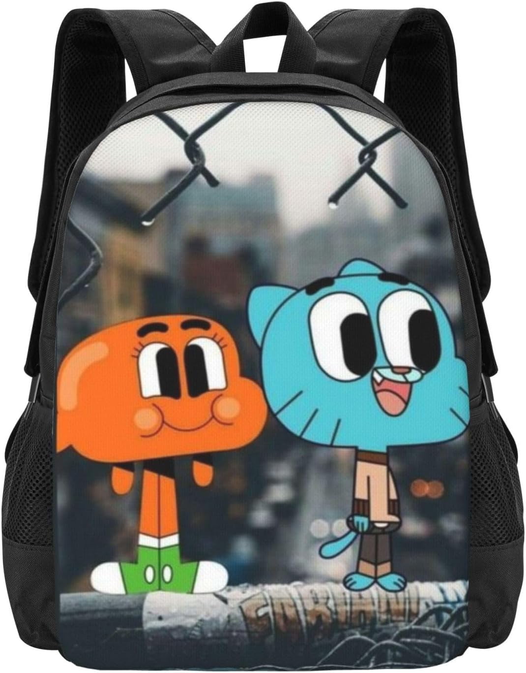 Cartoon Darwin Backpack The Amazing Anime World Of Gumball Theme ...