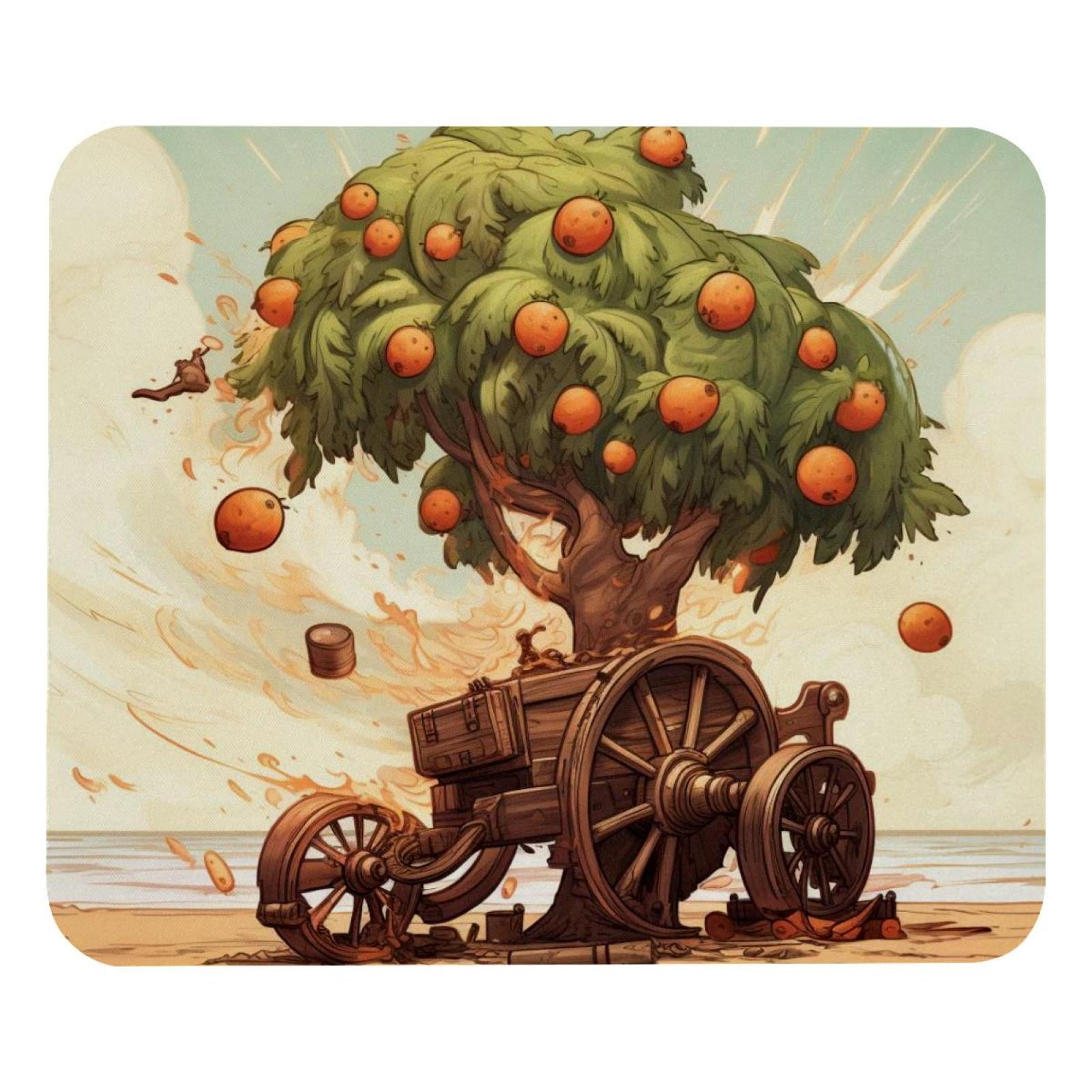 Cartoon Date Palm Crackers Mouse Pad - Smooth Surface, Mousepad Thick ...