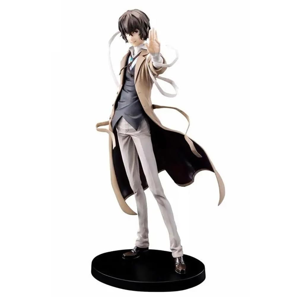 Cartoon Dazai Osamu Figures Anime Figure Statues Jacket is Removable ...