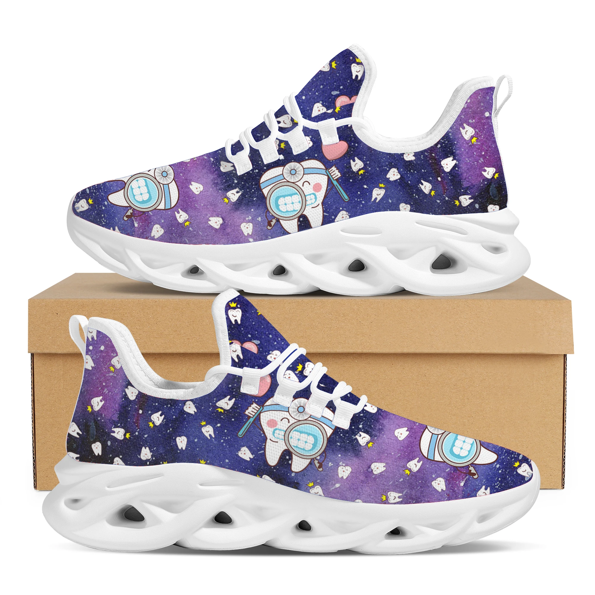 Cartoon Dental Doctor Brand Design Platform Shoes Comfortable ...