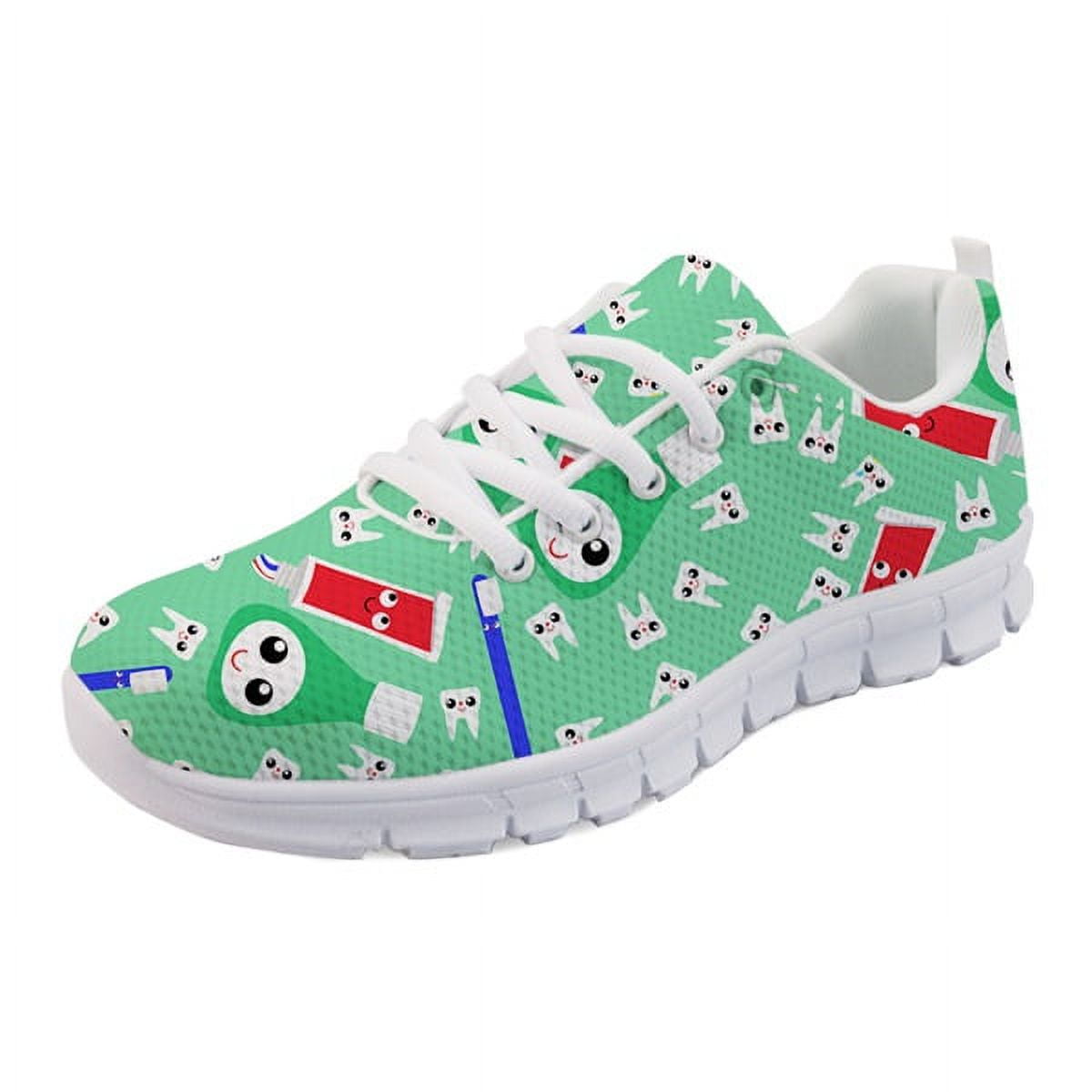 Cartoon Dentist/Teeth Pattern Summer Woman Flats Shoes Spring/Autumn ...