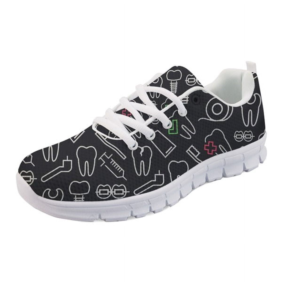 Cartoon Dentist/Teeth Pattern Summer Woman Flats Shoes Spring/Autumn ...