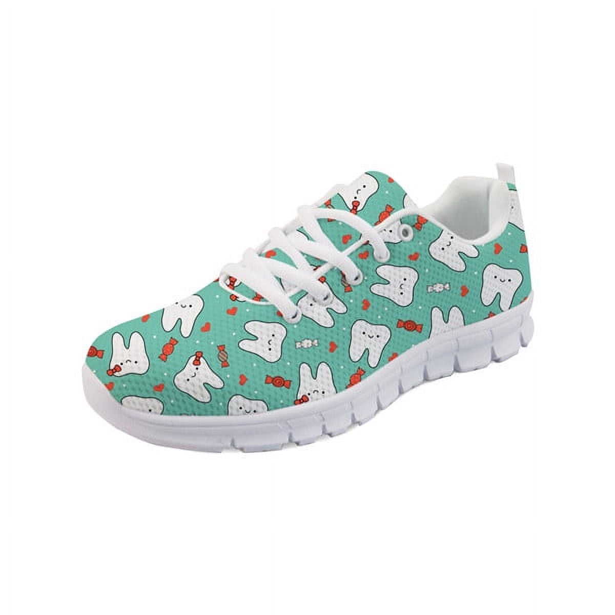 Cartoon Dentist/Teeth Pattern Summer Woman Flats Shoes Spring/Autumn ...