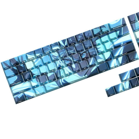 Cartoon Design 74-Key Keycap Replacement Set with Backlit for 61/67/68 ...