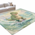 Cartoon Dinosaur 3x5ft Non Slip Area Rug Funny Tyrannosaurus Rex ...