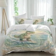 Cartoon Dinosaur Duvet Cover Set Full Size, Funny Tyrannosaurus Rex ...