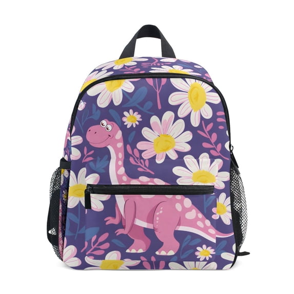 Cartoon Dinosaur Pattern Mini Backpack Cute Small Backpack with Chest ...