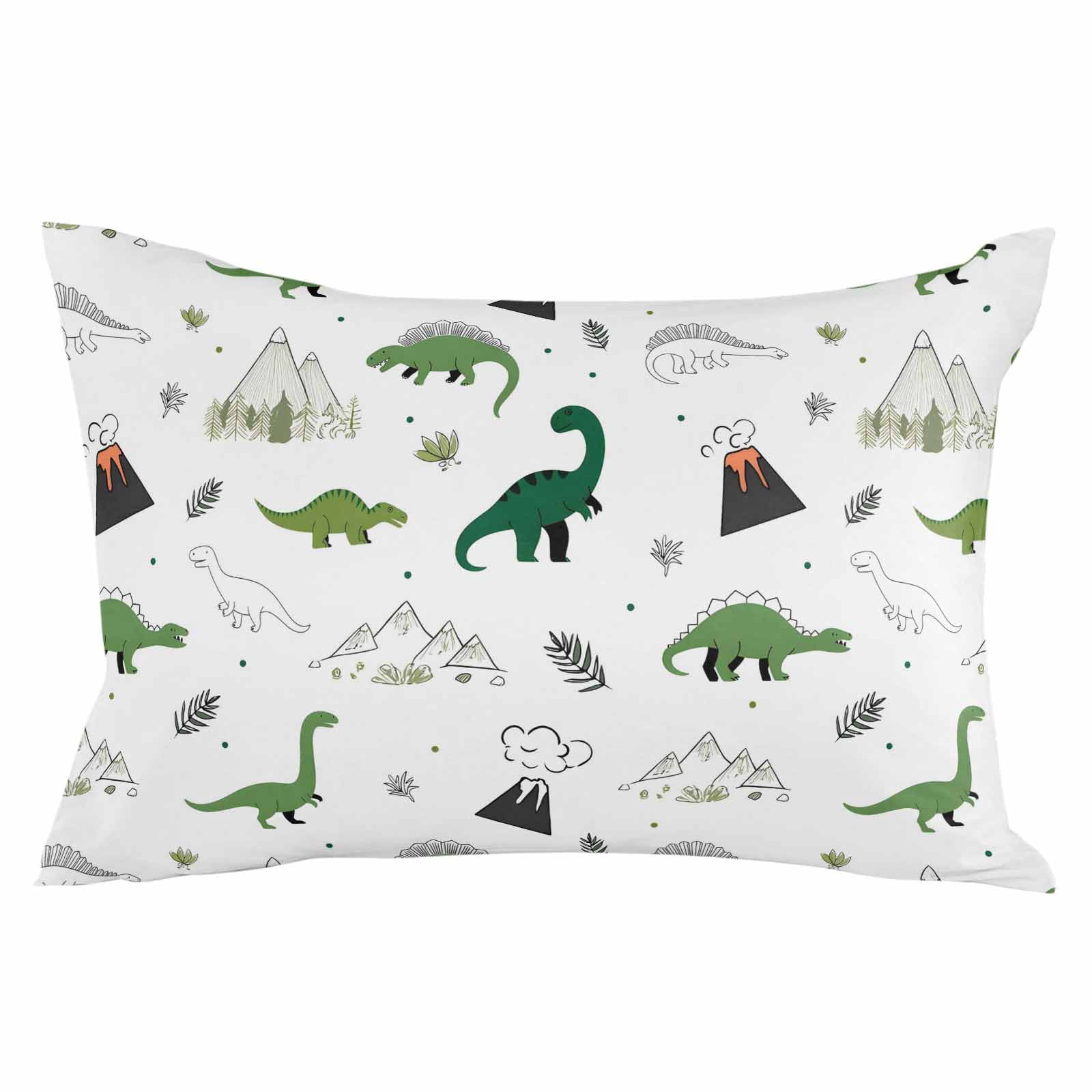 Cartoon Dinosaurs Throw Pillow Cover 20 x 26 Inch Decorative Pillow ...