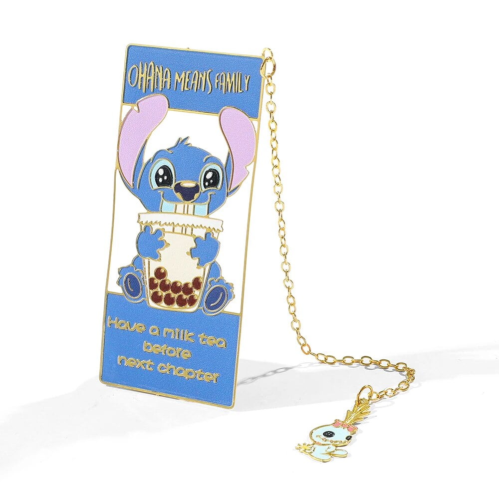 Cartoon Disney Creative Stitch Metal Bookmark for Book Lovers Women Men ...