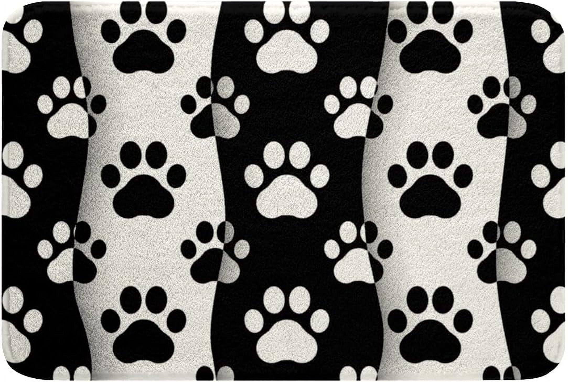 Cartoon Dog Bathroom Rugs 3D Animal Theme Non Slip Bath Mat for Pet Dog ...