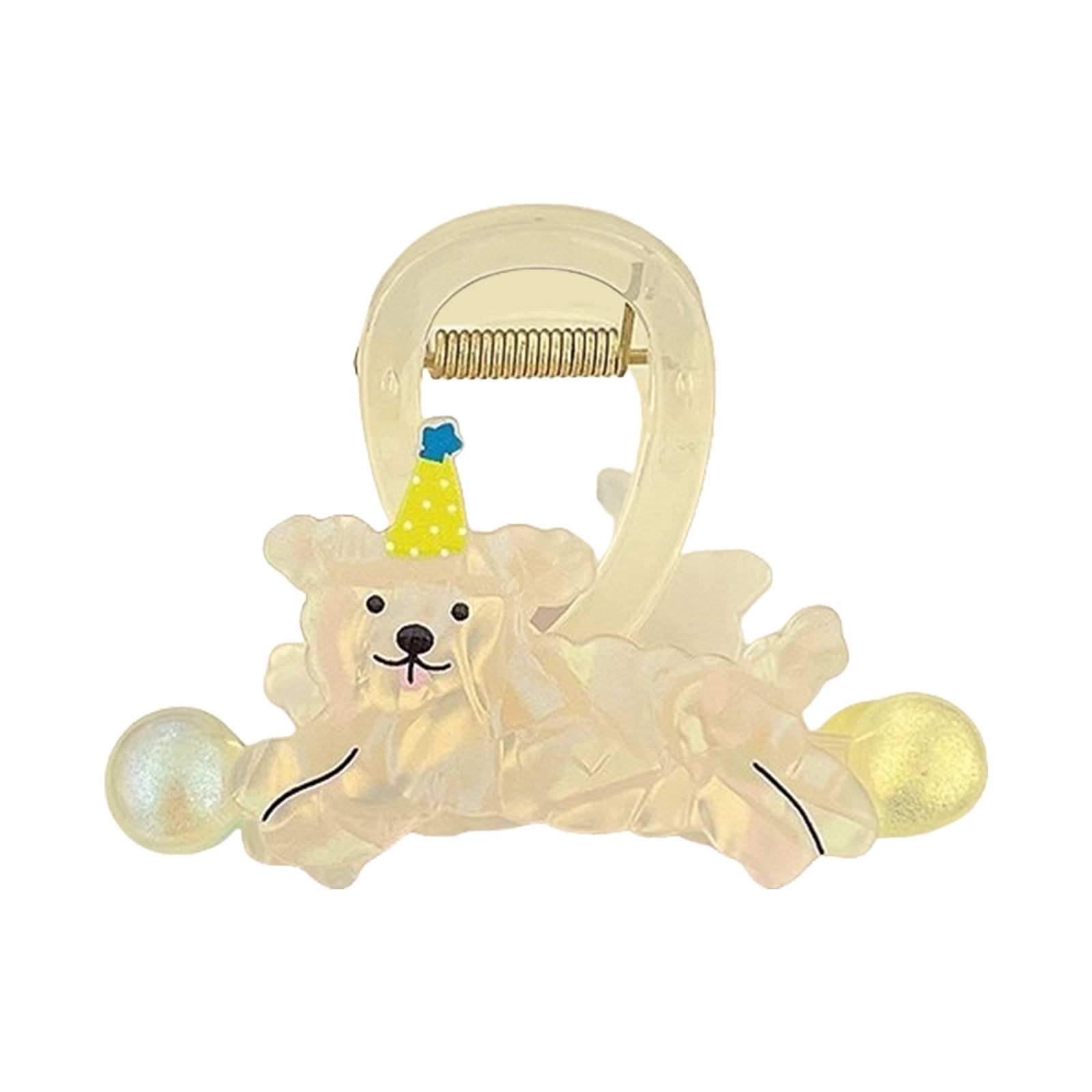 Cartoon Dog/Cats Claw Clip Hair Claw for Women Double Sided Hair Clamp ...