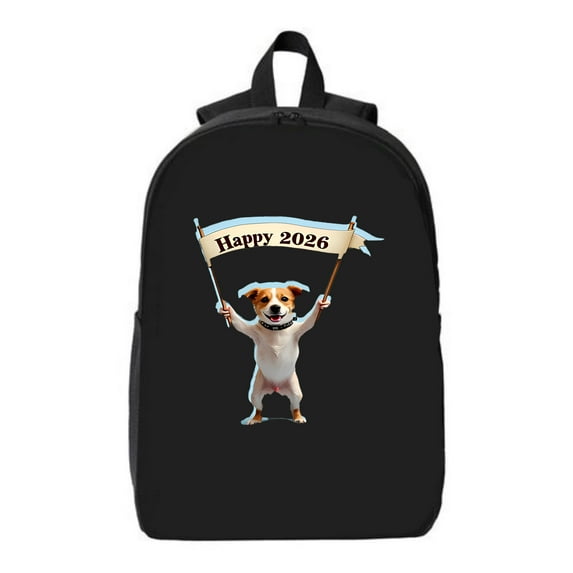 Cartoon Dog Design Laptop Backpack for College & Travel - Fits 15 ...