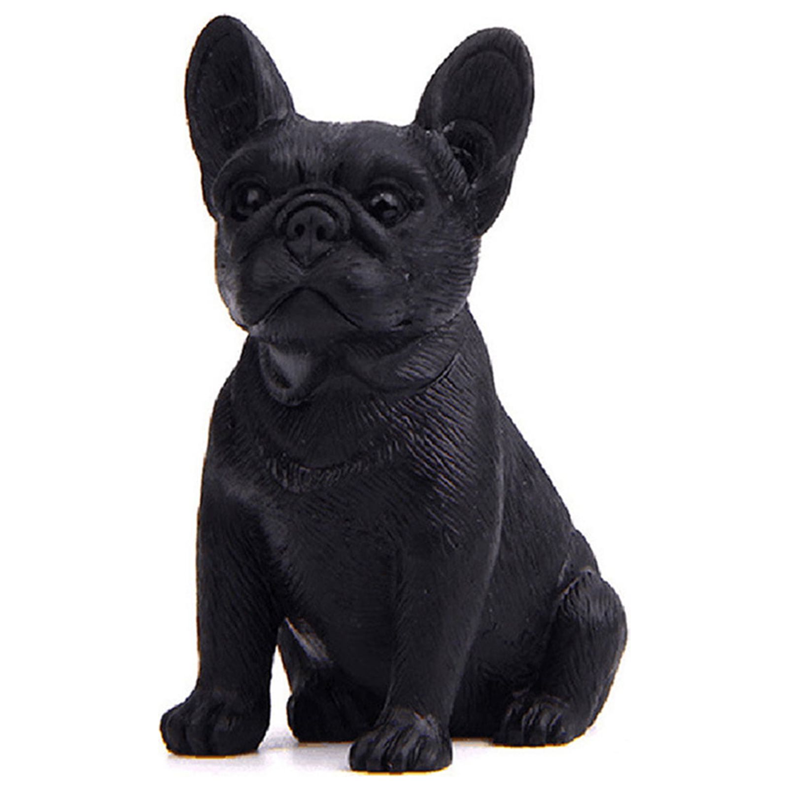 Cartoon Dog Figurine - Simulation Miniature, Cute Bulldog, Resin Craft ...